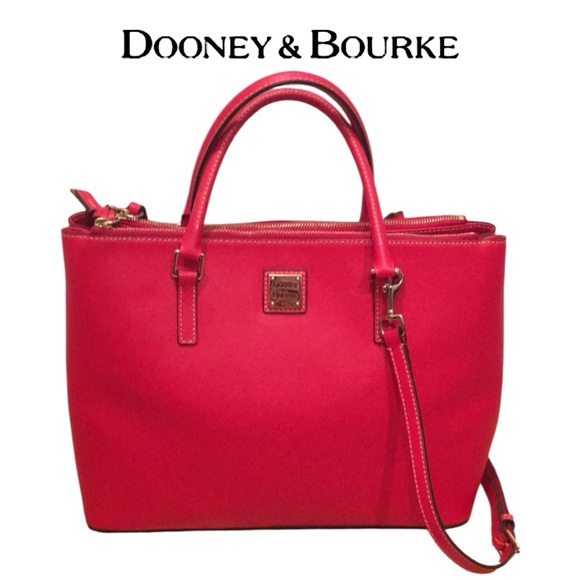 Dooney & Bourke | Bags | Dooney Bourke Red Satchel Bag | Poshmark